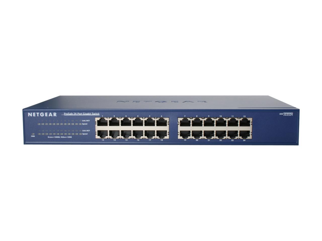 Review | NETGEAR 24-Port Gigabit Ethernet Unmanaged Switch (JGS524 ...